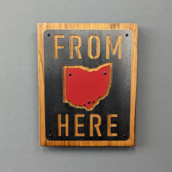 Ohio Wood Sign - Etsy