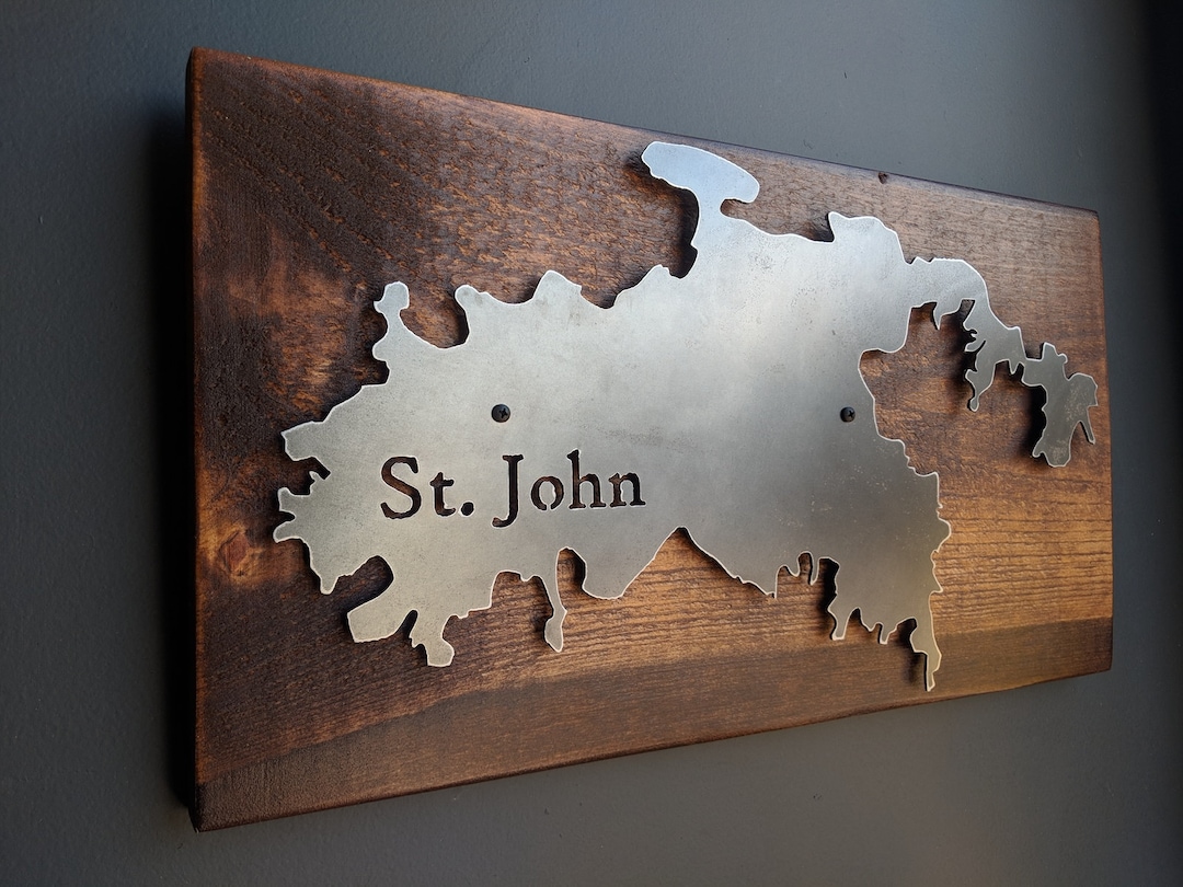 Rustic St. John Sign, USVI - Etsy