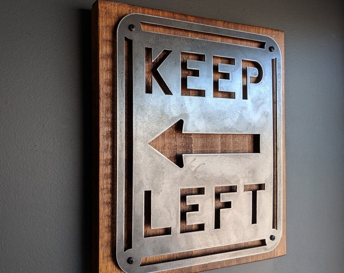 Keep Left Sign USVI St. John - Etsy
