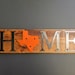 Texas HOME Sign. Rustic Wood and Metal Unframed - Etsy