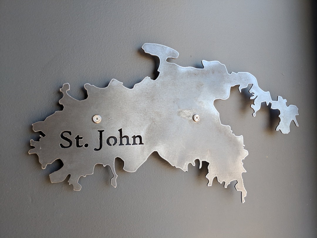 St. John Sign, USVI - Etsy
