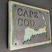 Cape Cod Wood Sign Rustic Art - Etsy