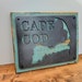 Cape Cod Wood Sign Rustic Art - Etsy