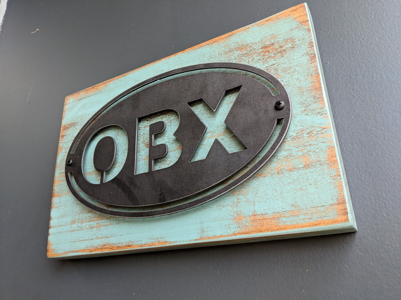 Rustic OBX Sign | Etsy