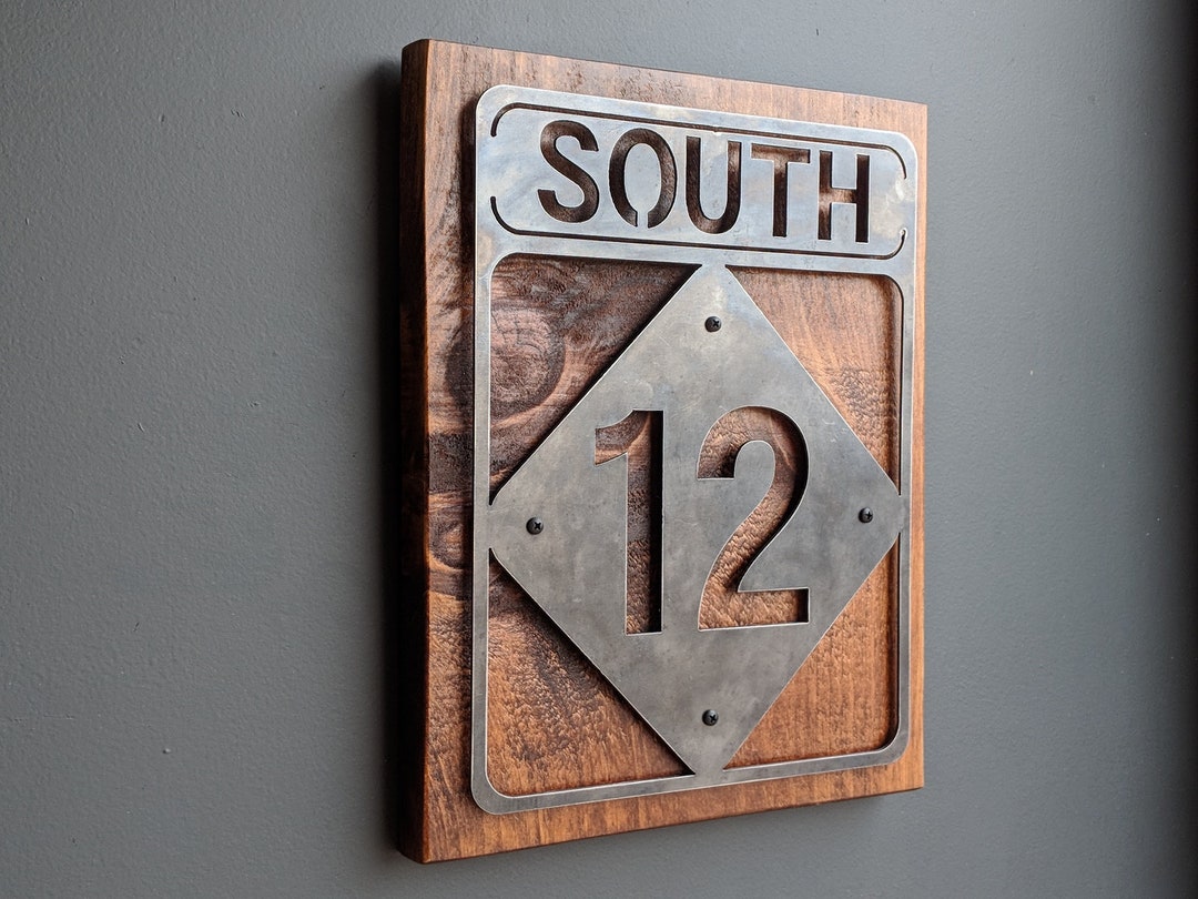 Rustic 12 South Sign, OBX, Route 12 North - Etsy