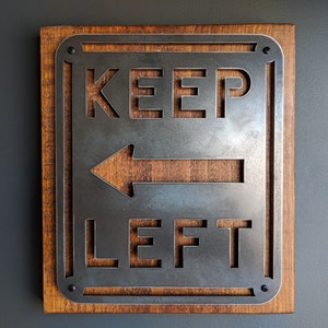 Keep Left Sign USVI St. John - Etsy