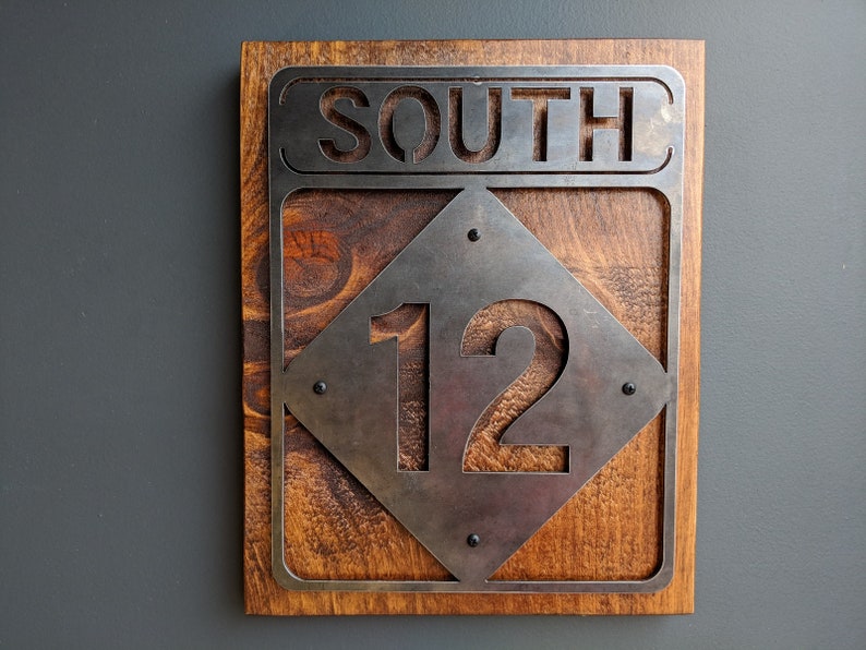 Rustic 12 South Sign OBX Route 12 North - Etsy