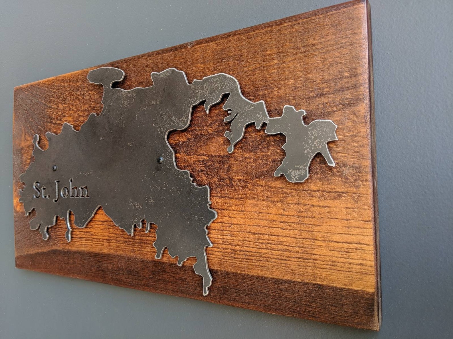Rustic St. John Sign USVI | Etsy