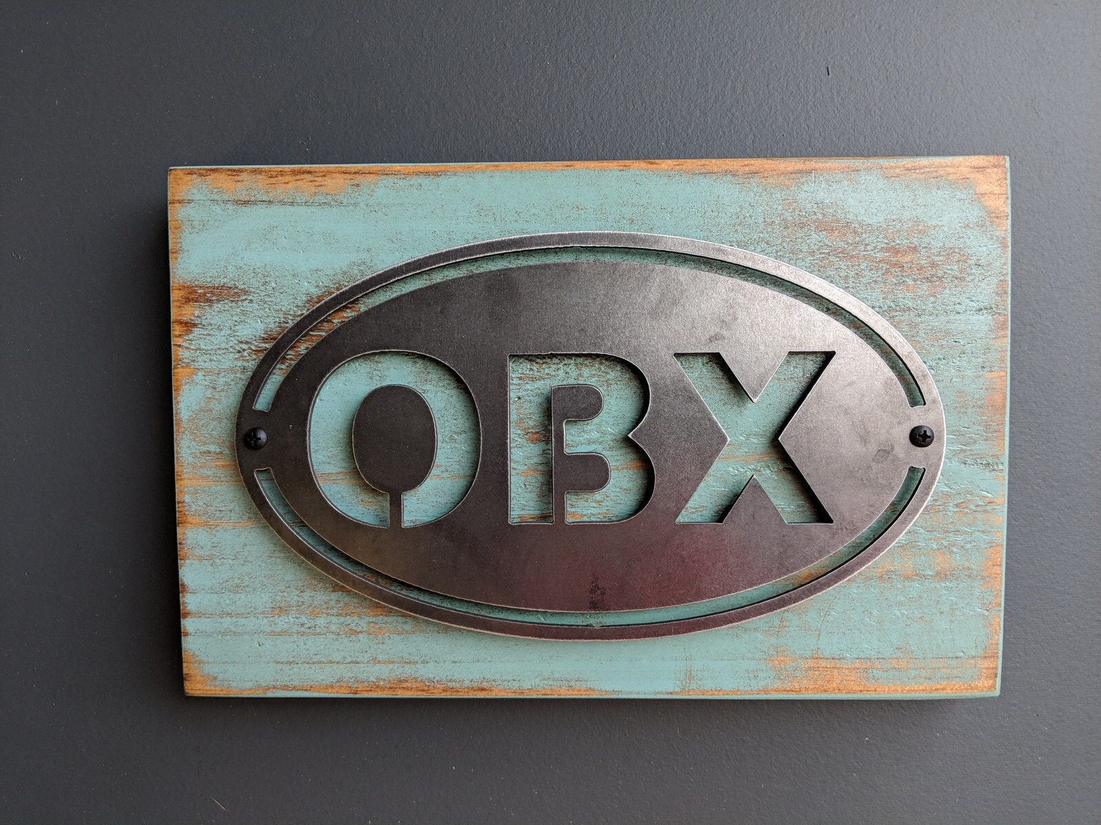 Rustic OBX Sign | Etsy
