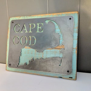 Cape Cod Wood Sign Rustic Art - Etsy