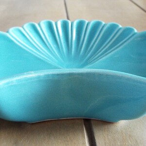 Vintage 1950s-60s Two Lazy Susan Shell Aqua Chip & Dip Trays - Etsy