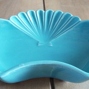 Vintage 1950s-60s Two Lazy Susan Shell Aqua Chip & Dip Trays - Etsy