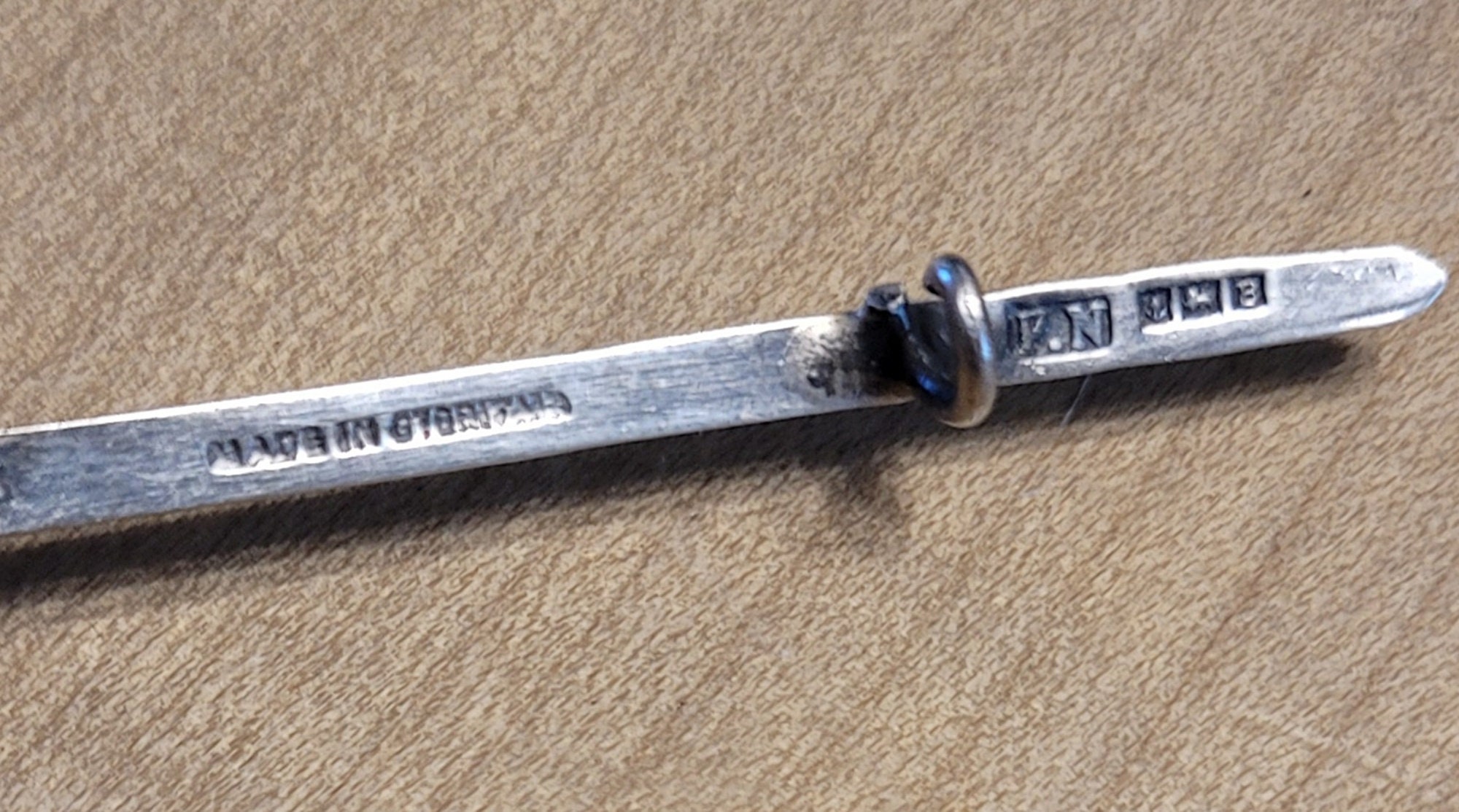 Vintage F. Narborough of Birmingham 1885 Hand-crafted Sterling - Etsy