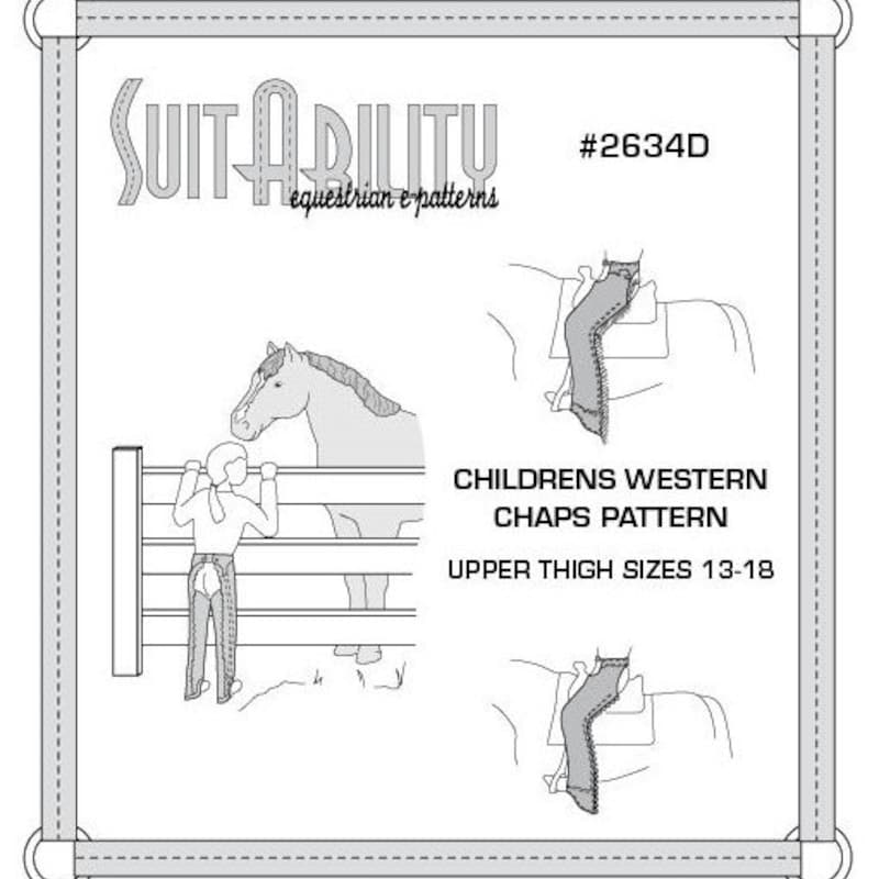 Chaps Pattern - Etsy