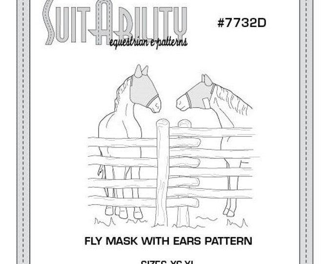 PDF Fly Mask With Ears Pattern - Etsy