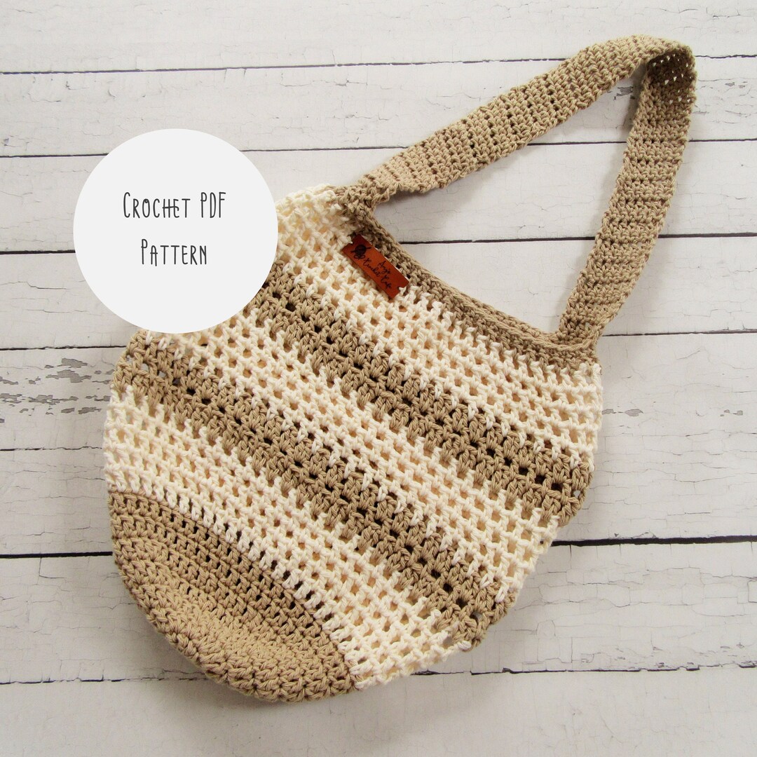 CROCHET PATTERN - Mesh Tote Bag / Market Bag - Etsy