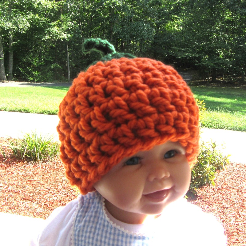 Baby Pumpkin Hat - Etsy