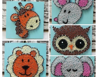 Lion string art | Etsy