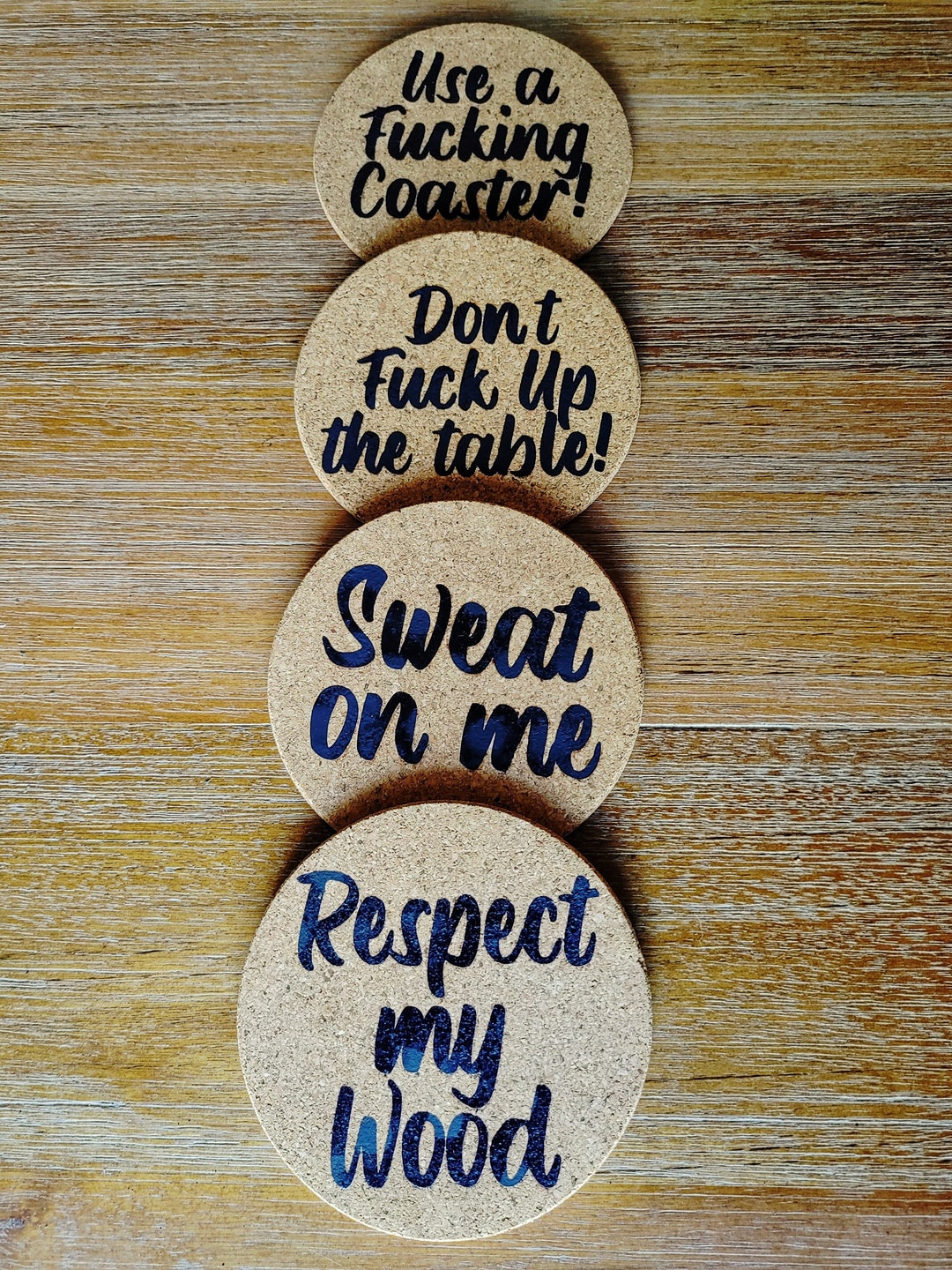 Offensive Cork Coasters V2 - Etsy