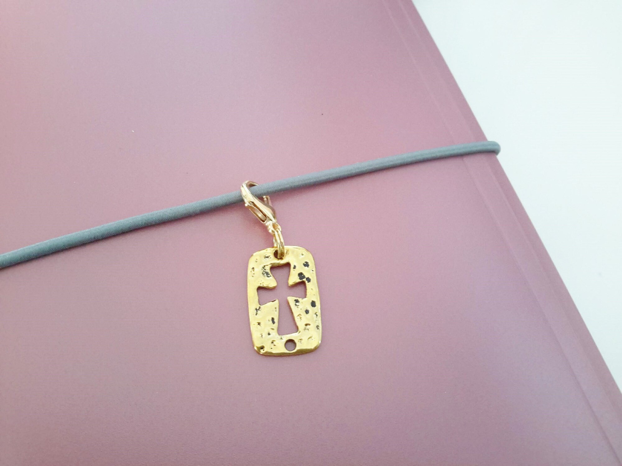 Cross Zipper Pull Gold Tone Metal Cut Out Cross Bible Cover | Etsy