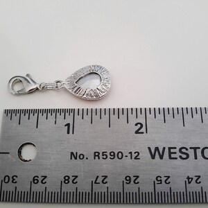 Crystal Zipper Charm Pink or Blue Crystal Zipper Pull Midori - Etsy