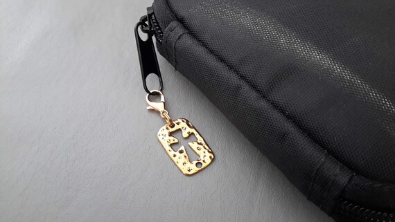 Cross Zipper Pull Gold Tone Metal Cut Out Cross Bible Cover | Etsy