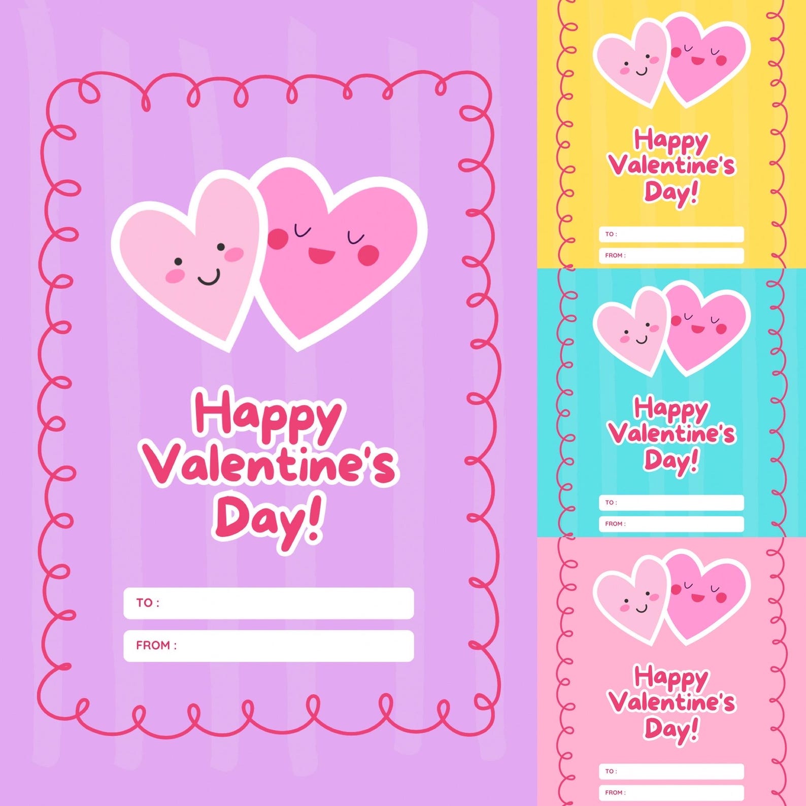 Printable Valentine’s Cards - Etsy