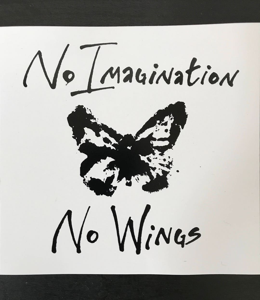 No Imagination, No Wings Stickers - Etsy