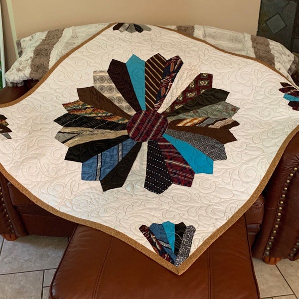 Necktie Quilt - Etsy