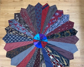 PDF Pattern Square 5 Necktie Quilt Table Topper Wall Hanging - Etsy