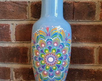 Mandala Vase - Etsy
