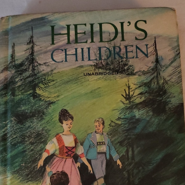 Vintage Heidi Book - Etsy