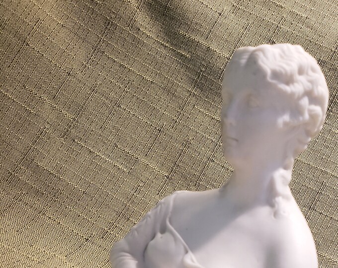 Vintage Unsigned Clytie/the Water Nymph White Bisque Bust Figurine ...