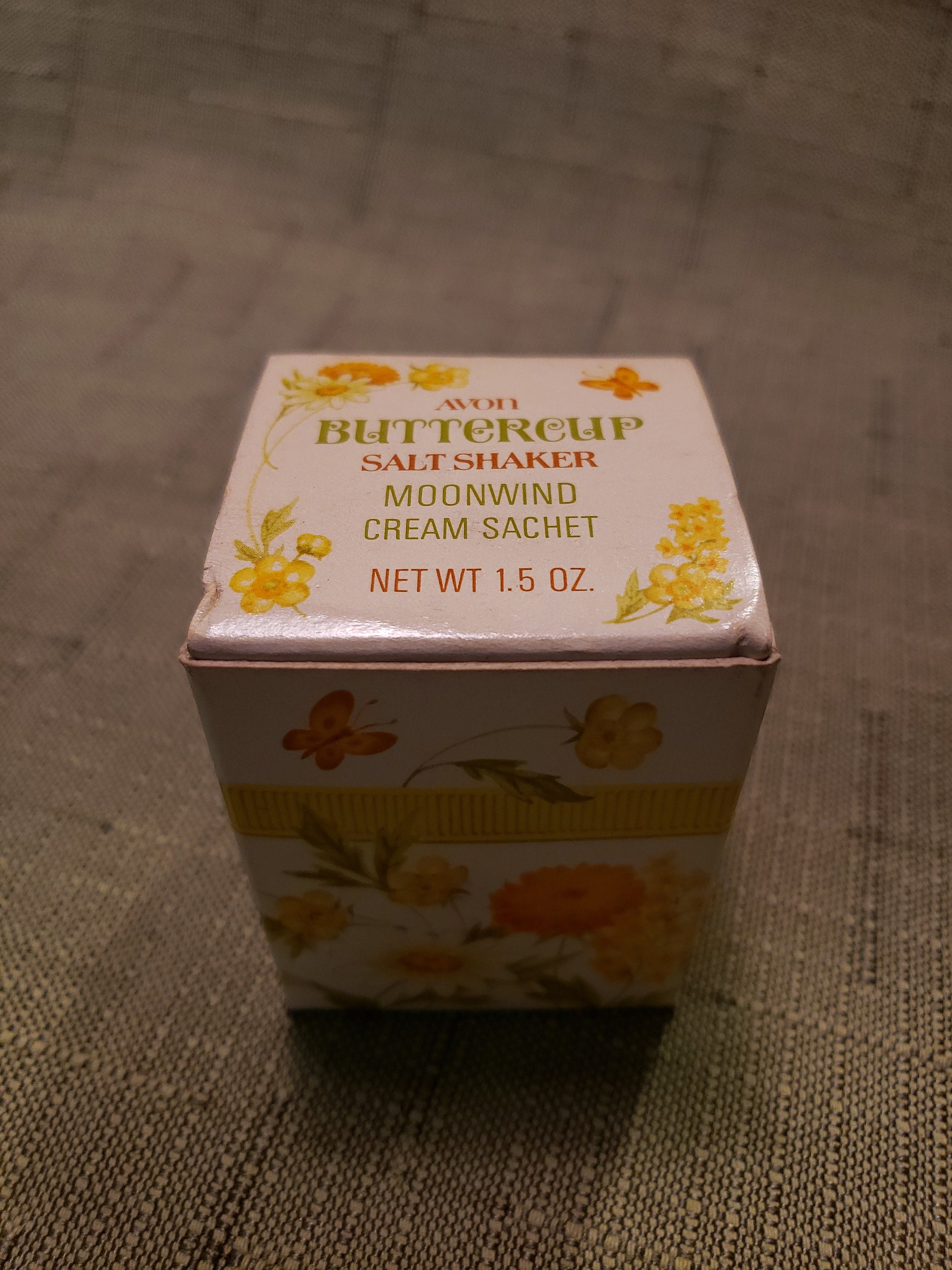 Vintage Avon Buttercup Salt Shaker Moonwind Cream Perfume With - Etsy