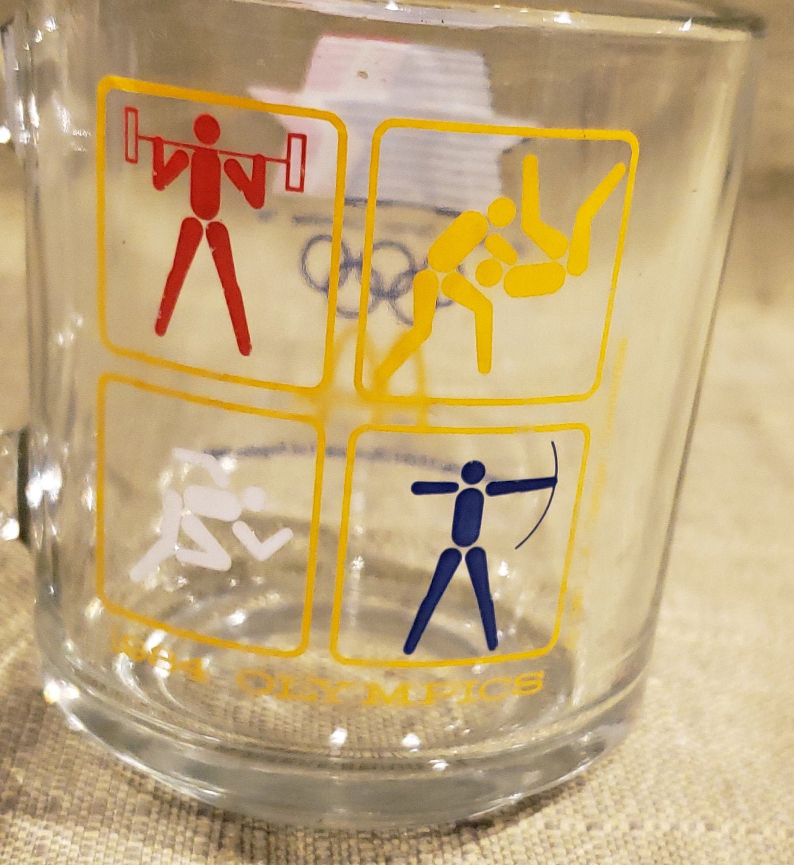 Vintage Mcdonald's Clear Glass Coffee Mug Commemorating - Etsy