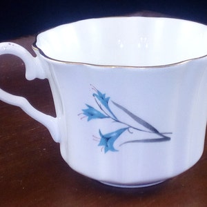 Vintage English Castle Bone China Tea Cup and Saucer Pink and - Etsy