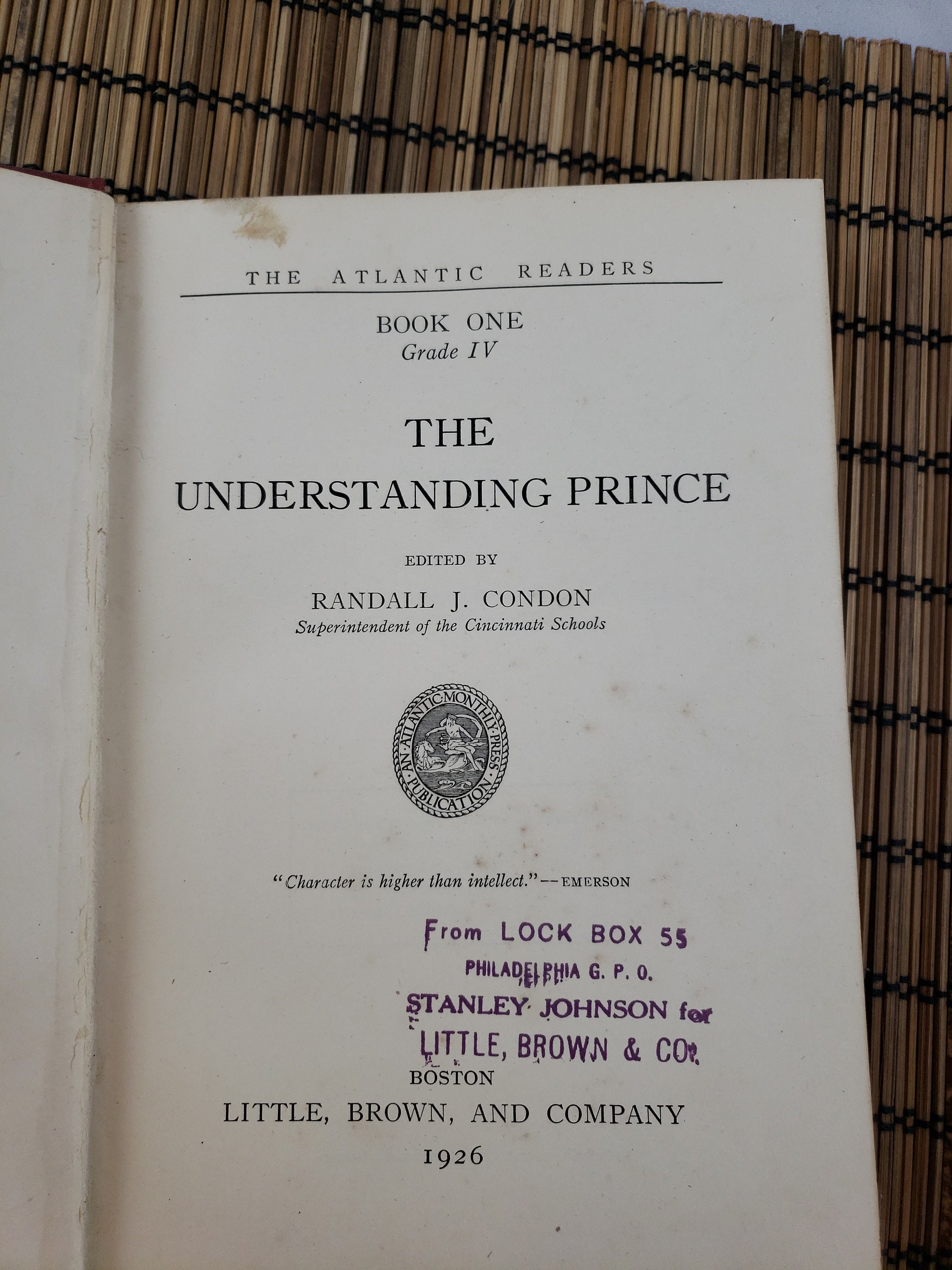 Vintage 1926 Atlantic Readers Book One the Understanding - Etsy