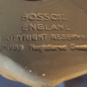 Vintage Bosson England, Artist Signed Tribal Chalk Ware Portrait Bust ...