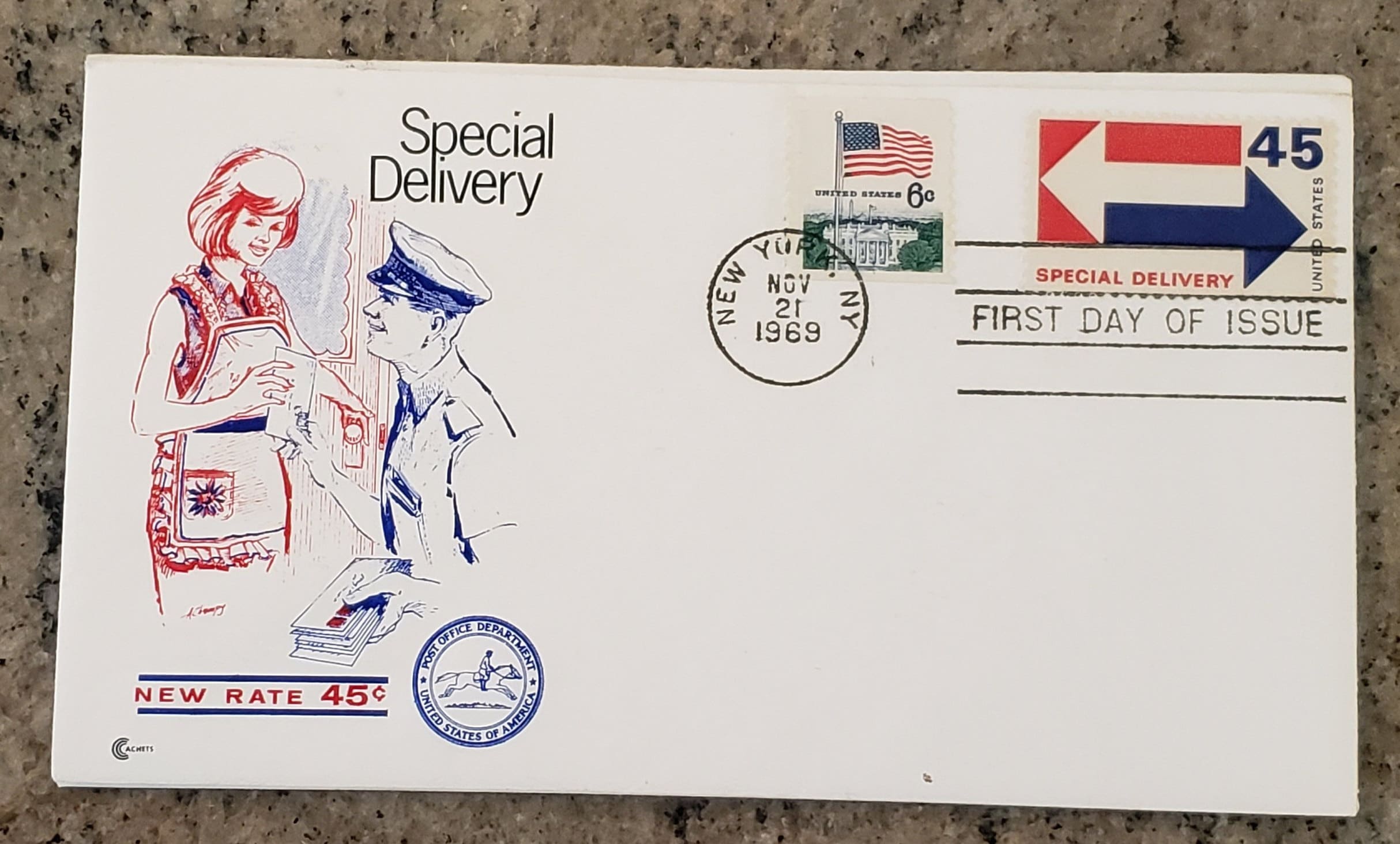 Vintage First Day of Issue Postage Stamp Inaugurating the - Etsy