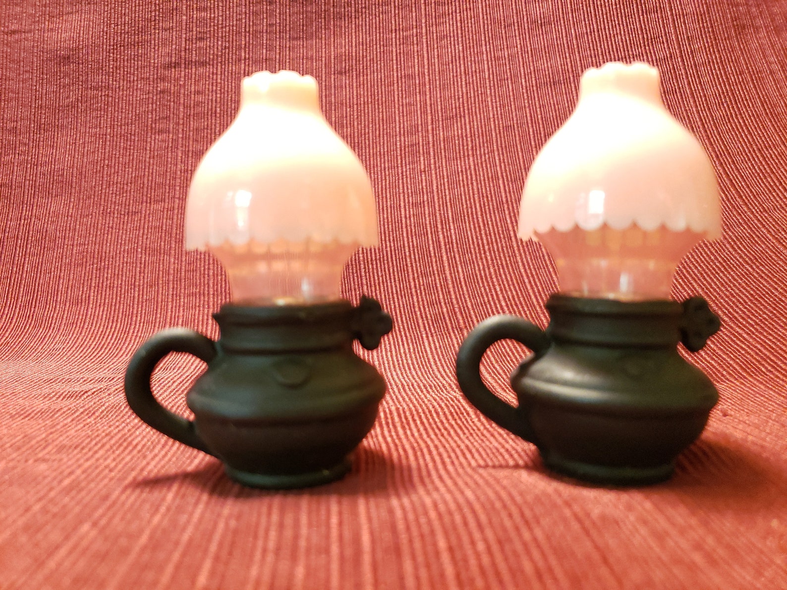 Vintage Cape Cod Oil Lamp Salt and Pepper Shakers Oil Lamp - Etsy