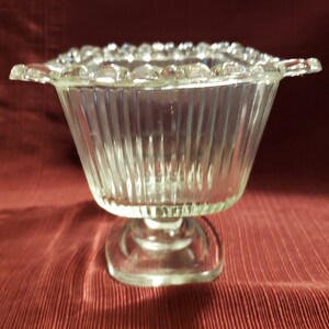 Vintage Indiana Glass Oblong Candy Box Cover in Clear Crystal - Etsy