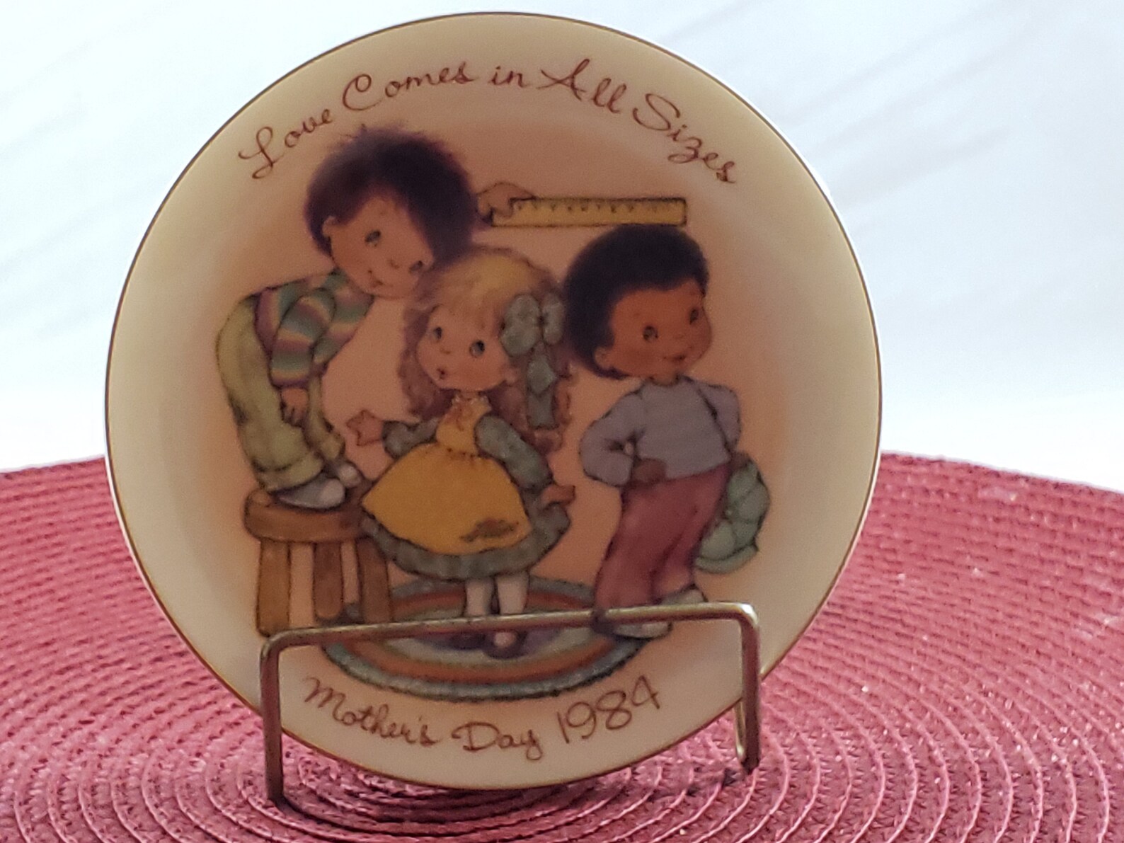Vintage Avon 1984 Miniature Plate Love Comes in All Sizes - Etsy
