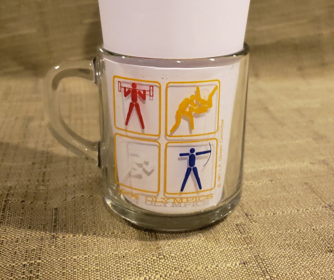 Vintage Mcdonald's Clear Glass Coffee Mug Commemorating - Etsy