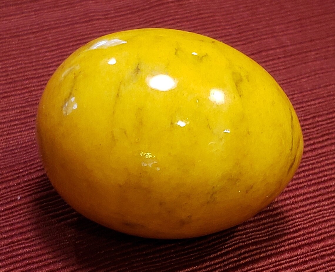 Vintage Genuine Alabaster Hand Carved In Italy Egg Shaped | Etsy