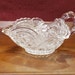 Vintage Pressed Clear Glass Triangle Shaped Trinket Dish With - Etsy