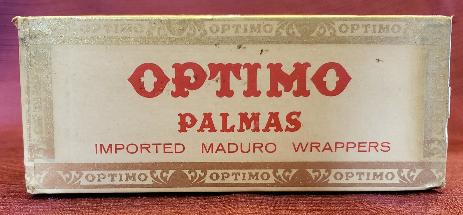 Vintage Optimo Palmas A. Santaella & Co. Makers Cardboard | Etsy