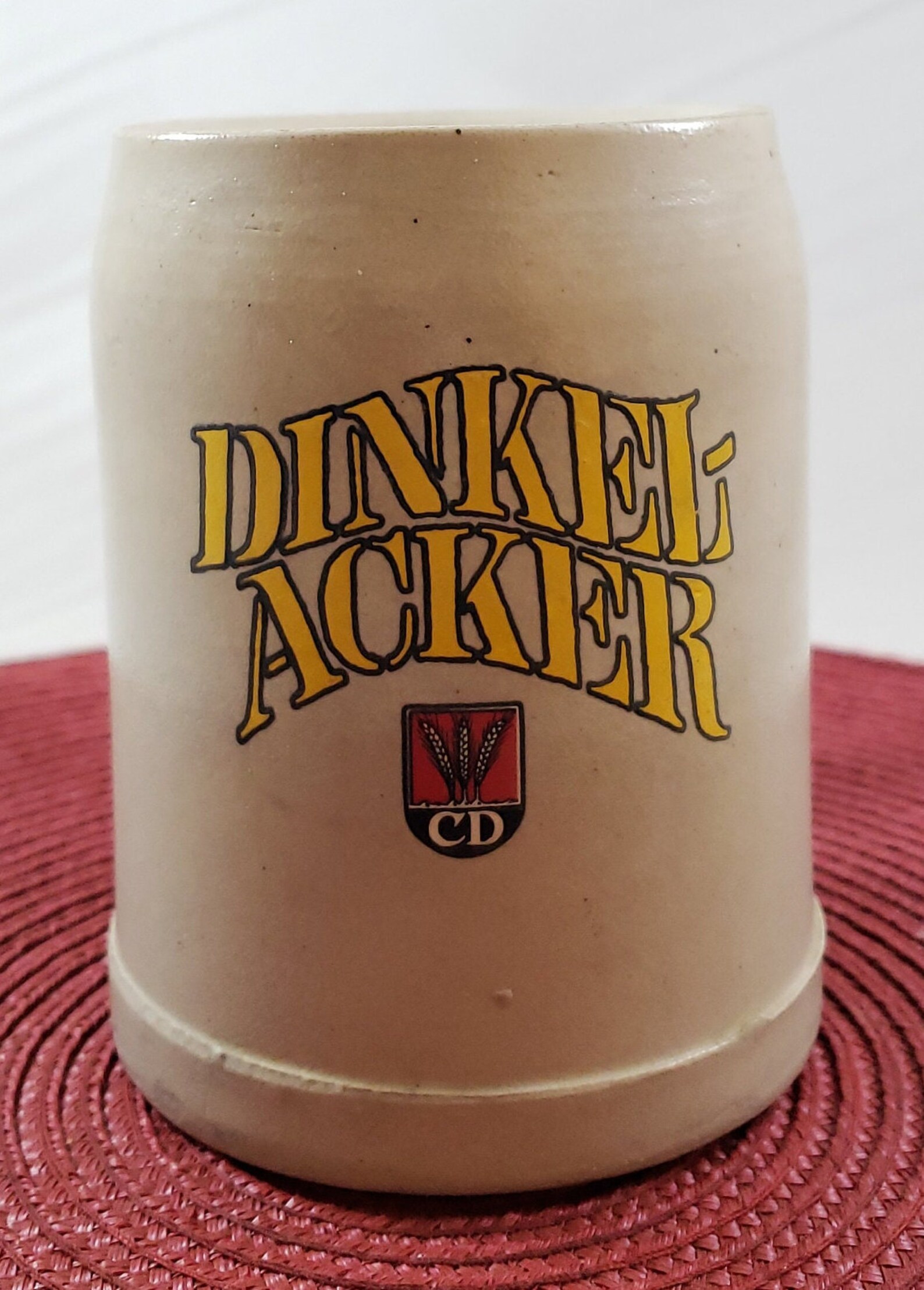 Vintage Dinkelacker CD Stoneware Beer Stein German Beer Logo - Etsy
