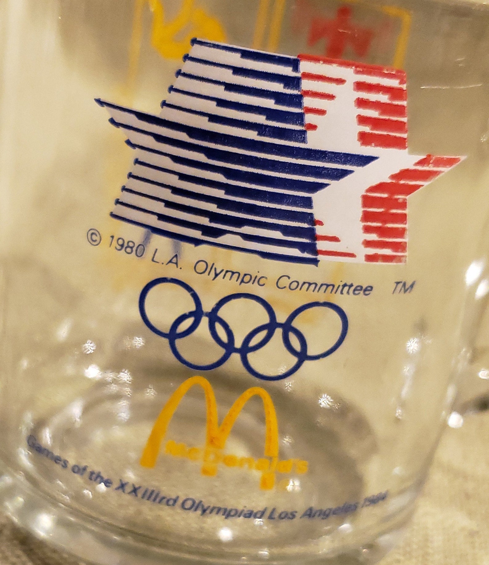 Vintage Mcdonald's Clear Glass Coffee Mug Commemorating - Etsy