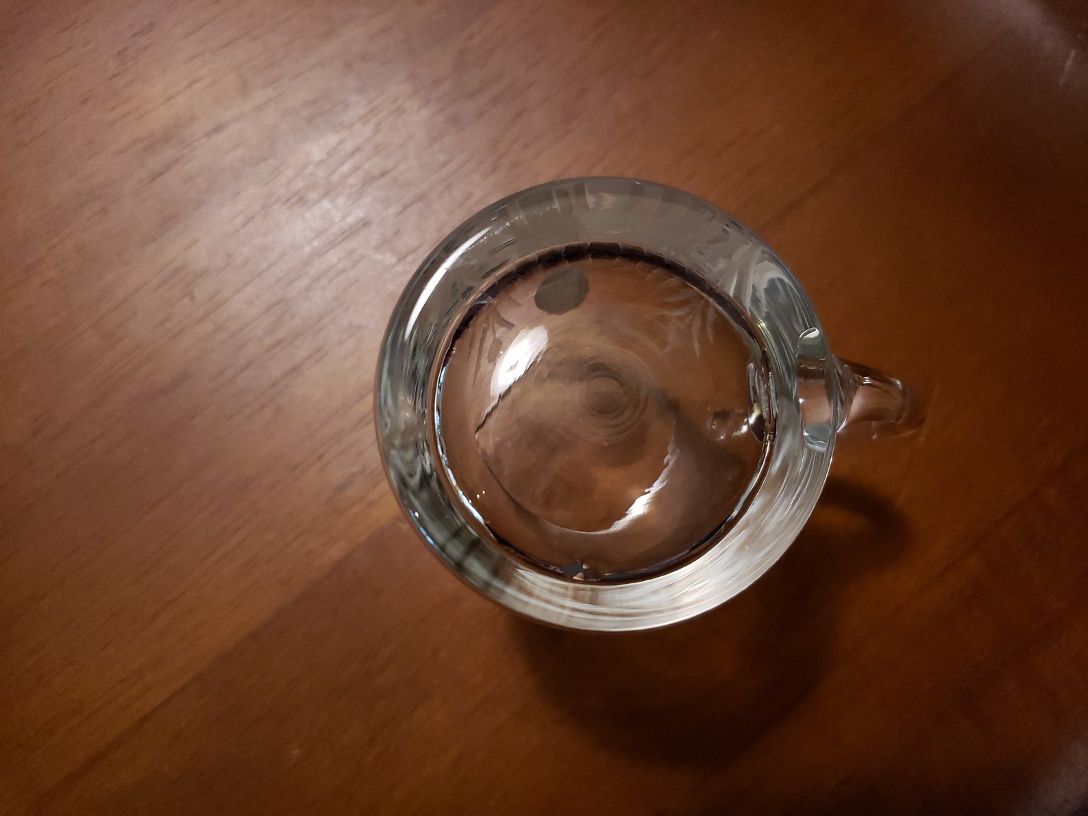 Vintage Corning NY Hand Cut Glass Creamer With Handle Corning - Etsy