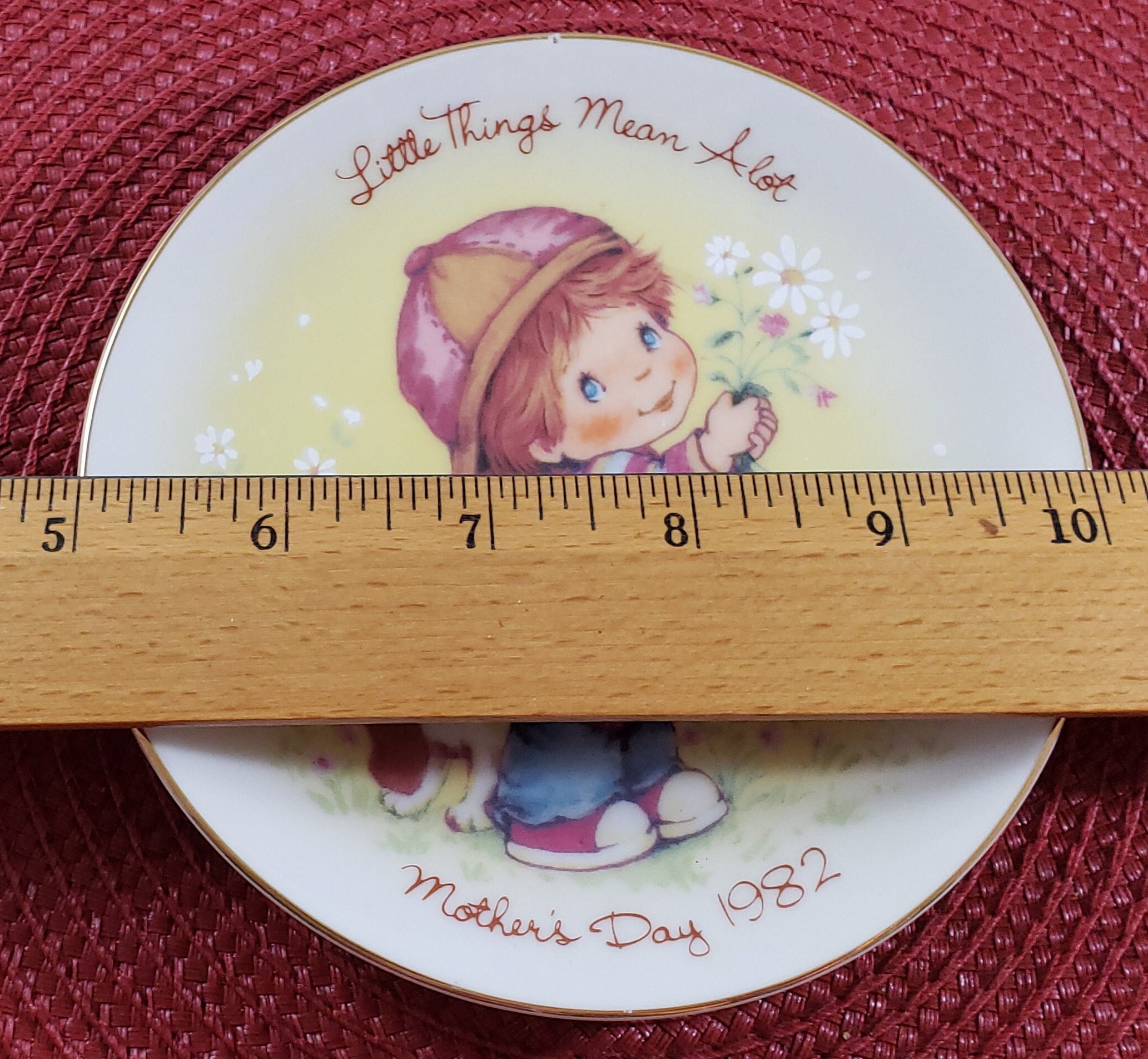 Vintage Avon 1982 Miniature Plate Little Things Mean Alot - Etsy